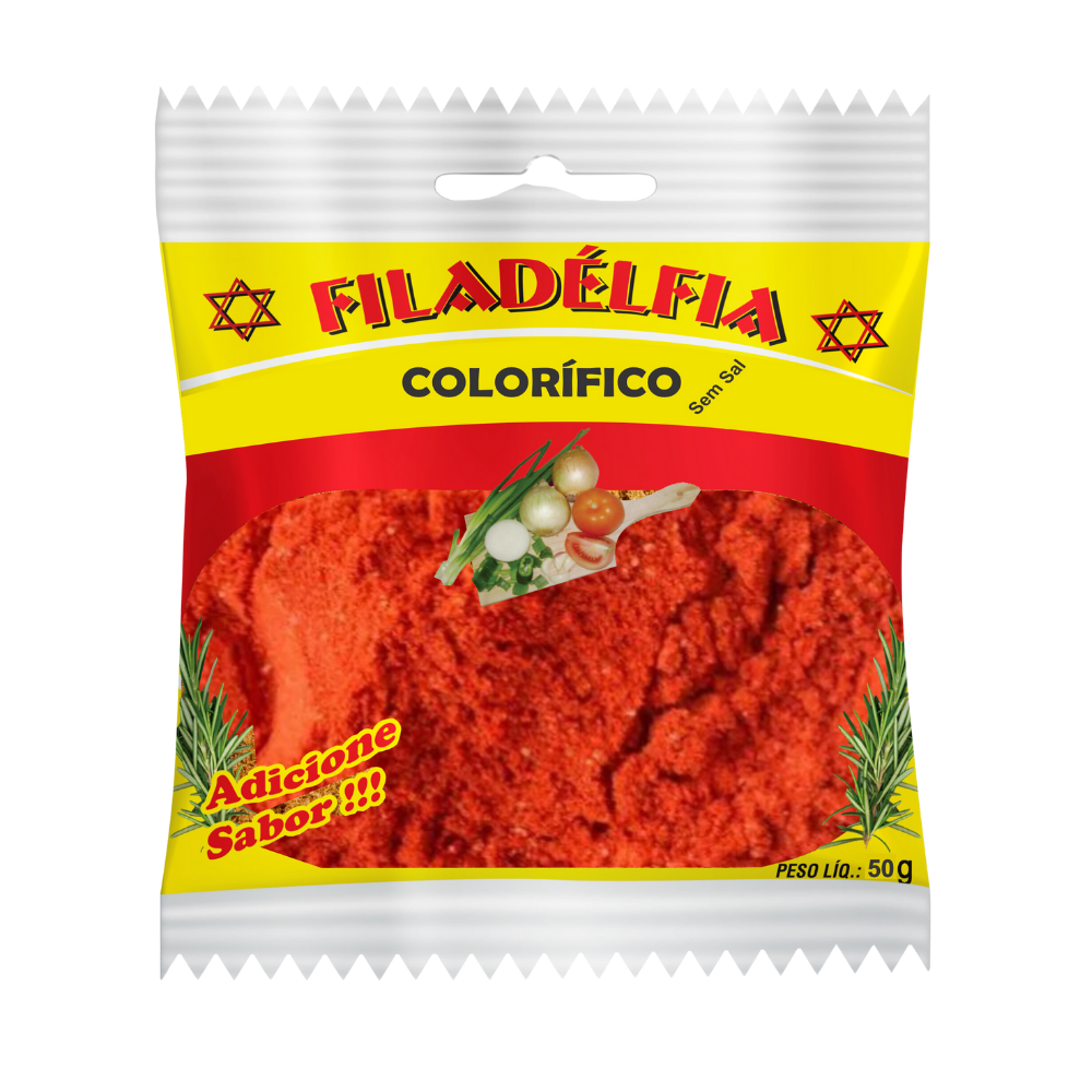 Colorífico (Corante / Coloral) 50g (Pacote com 10 und) – Filadélfia ...