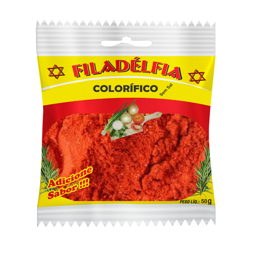 Colorífico (Corante / Coloral) 50g (Pacote com 10 und) – Filadélfia ...